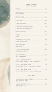 Menu - LOHAN Beach House Mykonos